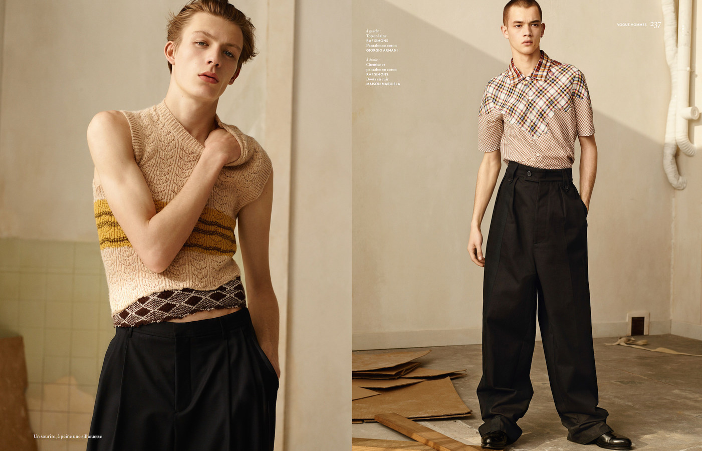 MANAGEMENT+ARTISTS - News - Jonathan Kaye styles " A smile, barely, a ...